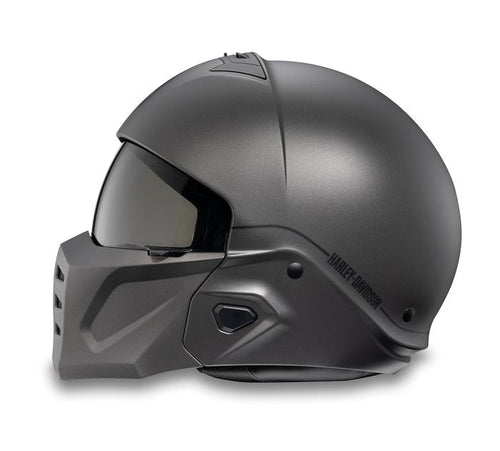 Harley Davidson Pilot II 2-in-1 Helmet - Matte Dark Grey