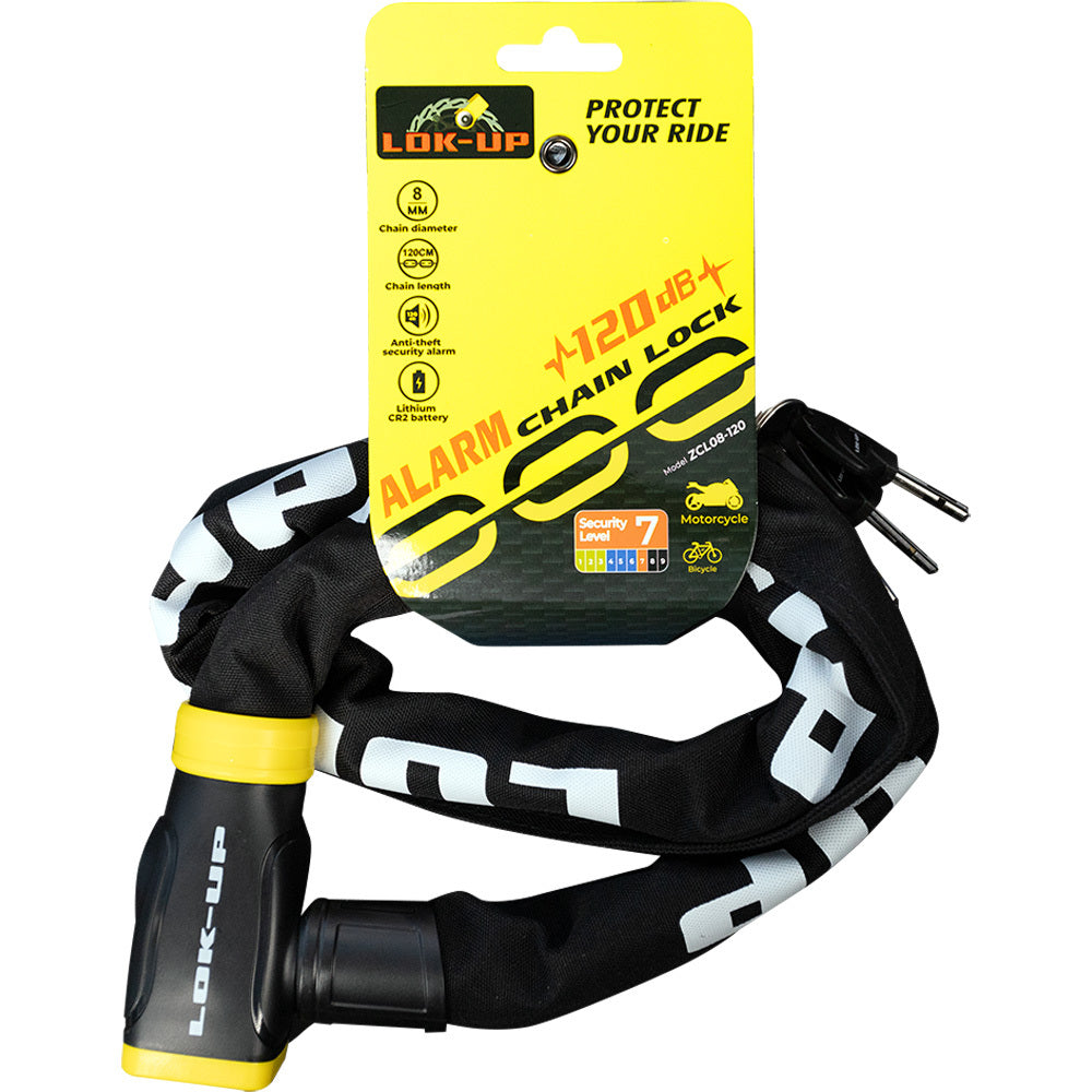Lok-Up Chain & Alarm Lock Black / Yellow CL